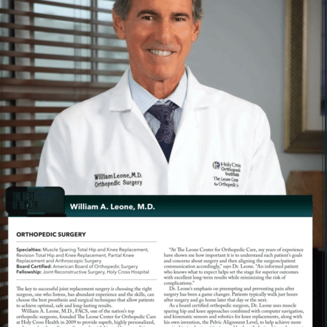 Medicare & Insurance - The Leone Center for Orthopedic Care